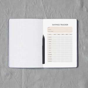 Printable Tracker for Savings Download Budget Savings Tracker Printable ...