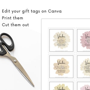 Edit Gift Card Canva Template Voucher for Wedding Gift Card - Etsy