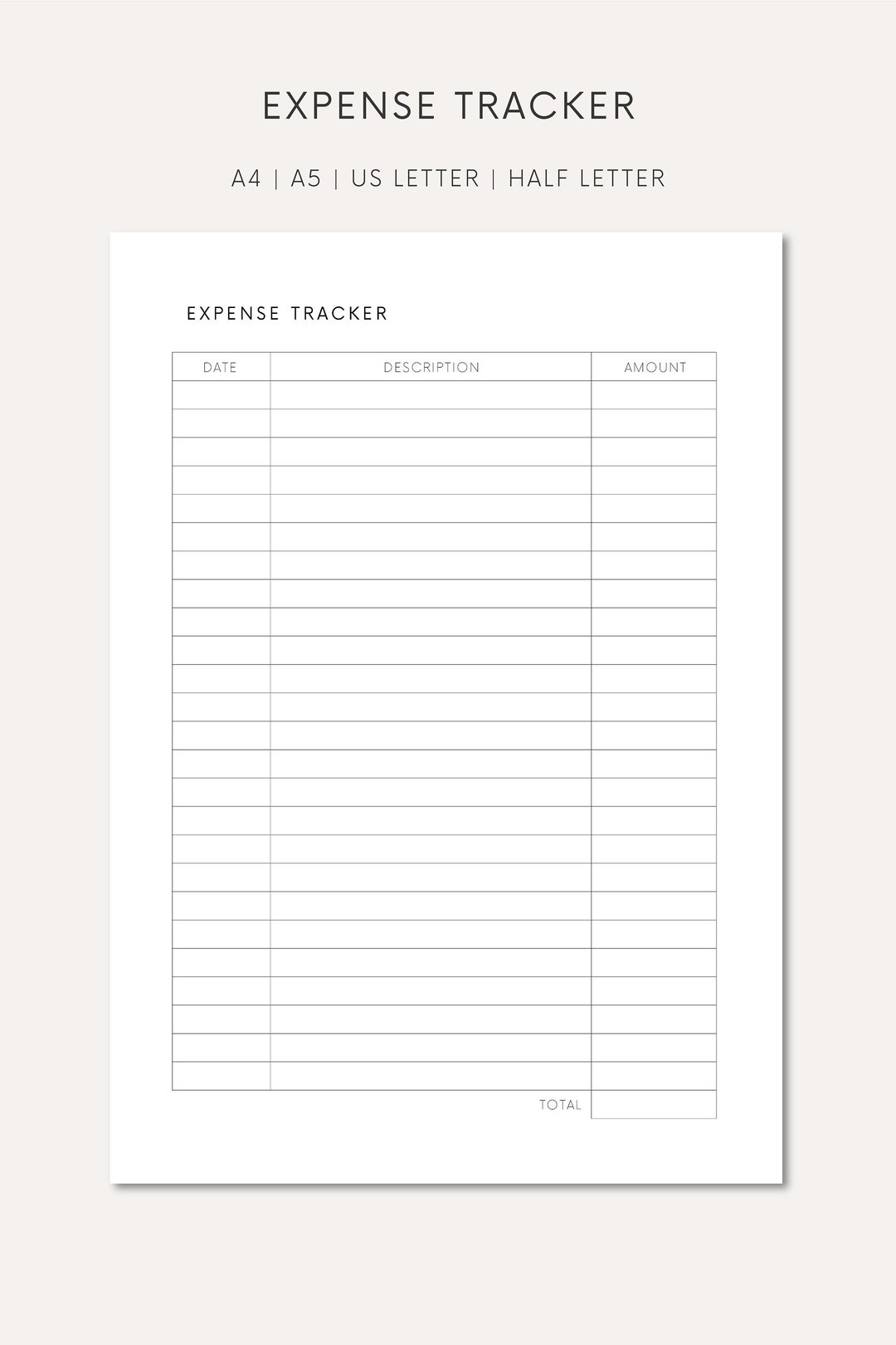 Expense Tracker Printable Bill Tracker Savings Tracker Download Budget ...