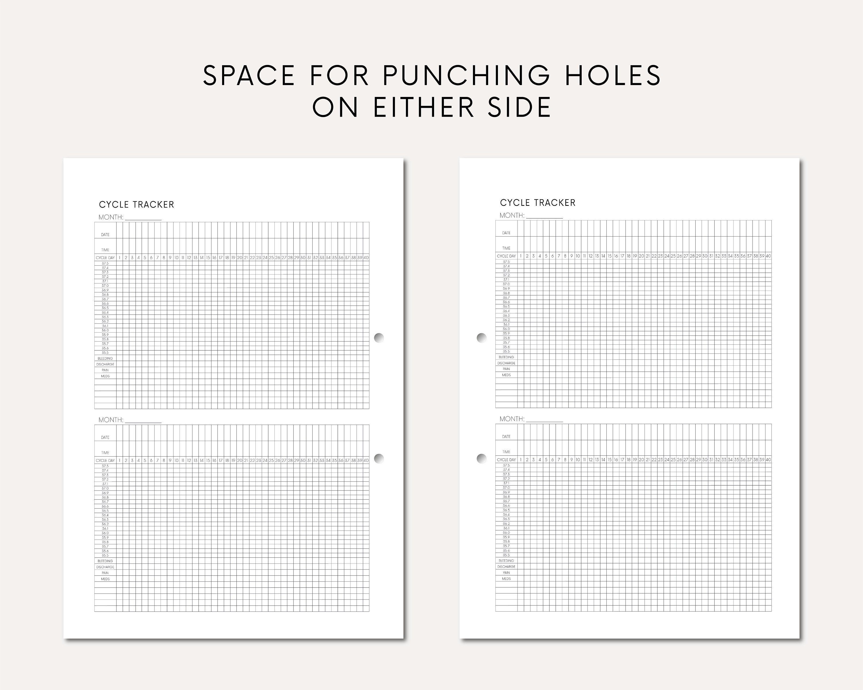 Period Tracker Printable Period Planner Download Period Tracker Page ...