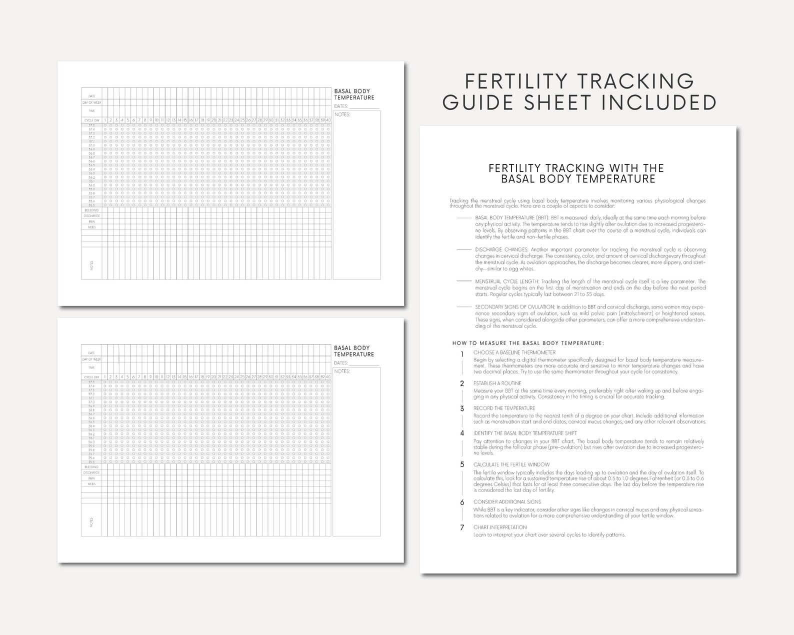 Trying to Conceive Planner Printable Fertility Journal Download ...