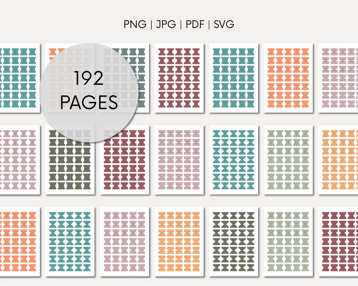 Printable Monthly Tabs for Planner Download Planner Tabs Printable ...