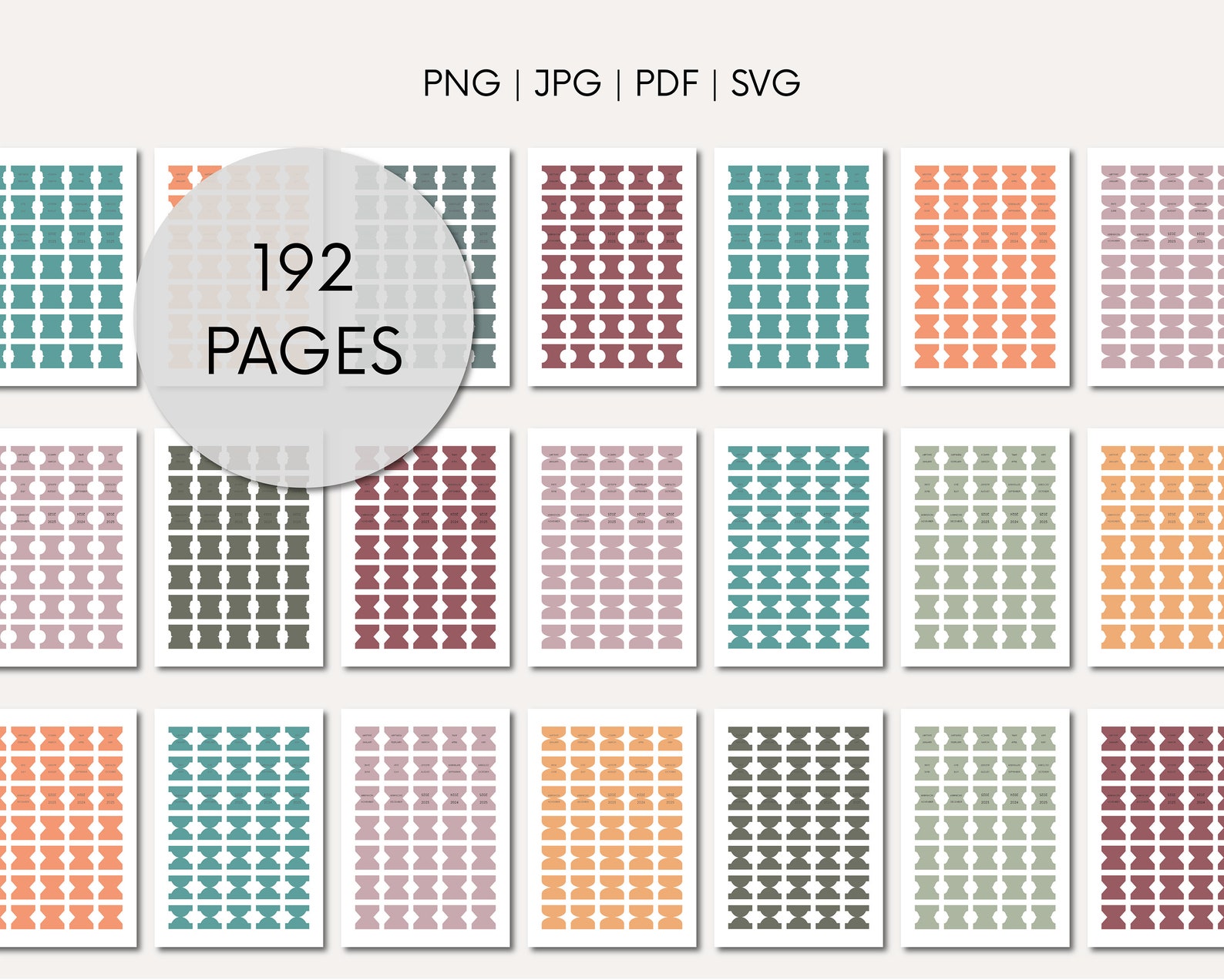 Printable Monthly Tabs for Planner Download Planner Tabs Printable ...