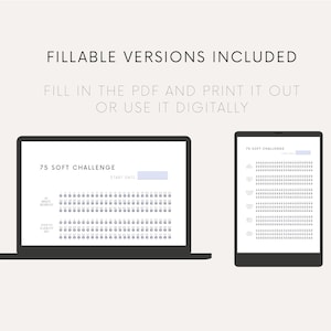 75 Soft Challenge Printable Fitness Journal Download Weight Loss ...