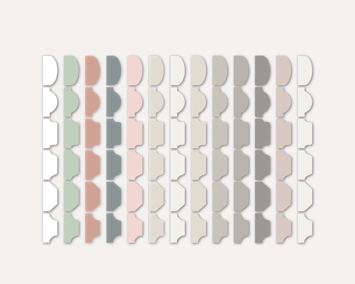 Printable Planner Tabs Instant Digital Download Digital Planner Plotter ...