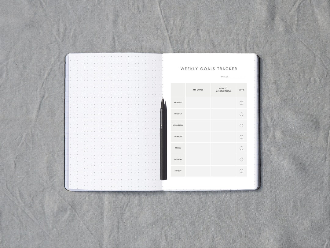 Goals Planner Printable Goals Tracker Pages Printable Life Goals ...