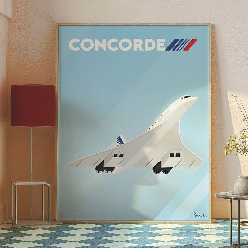Concorde Poster - Etsy
