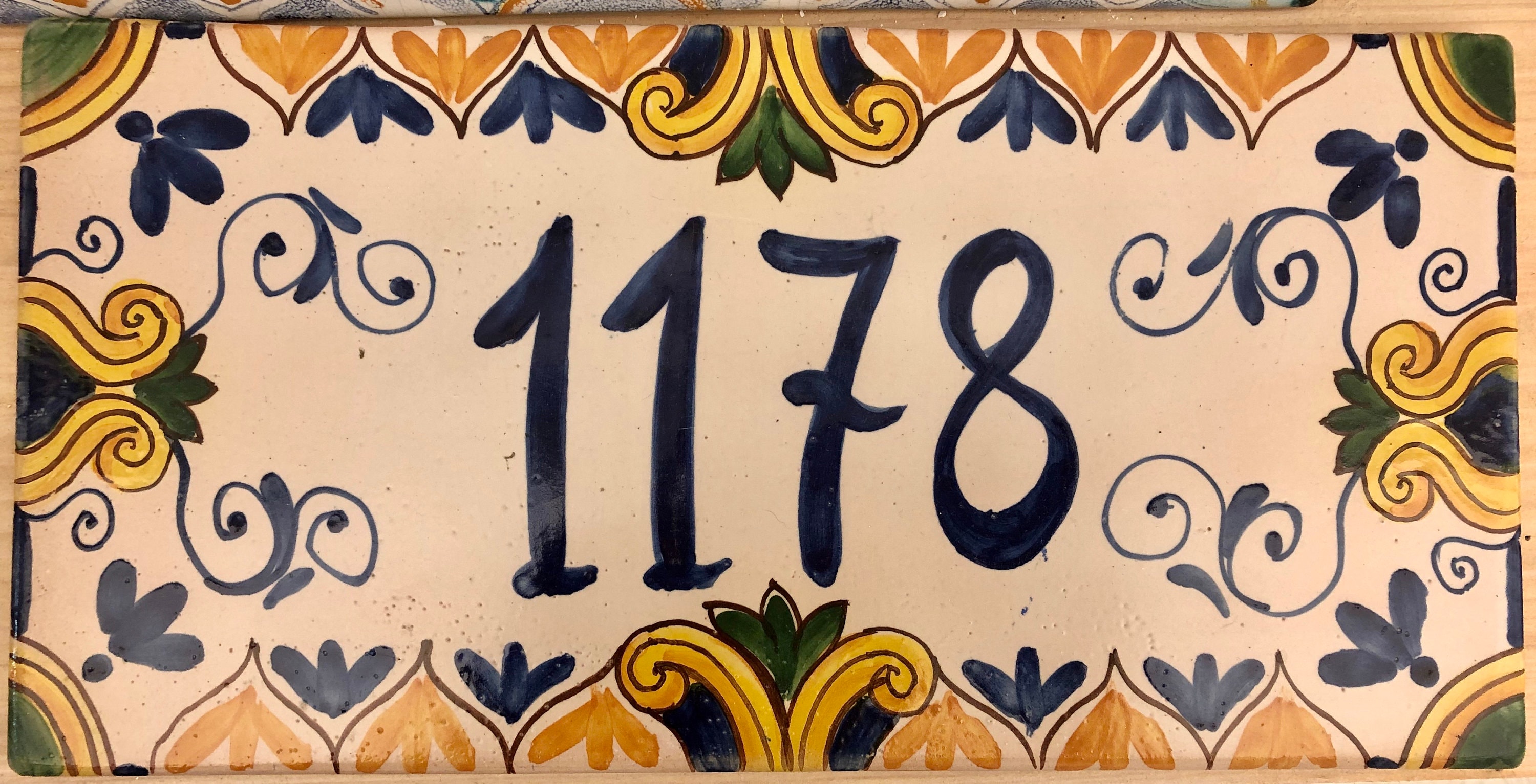 Handpainted Italian Villa / House Name Plaque - Etsy