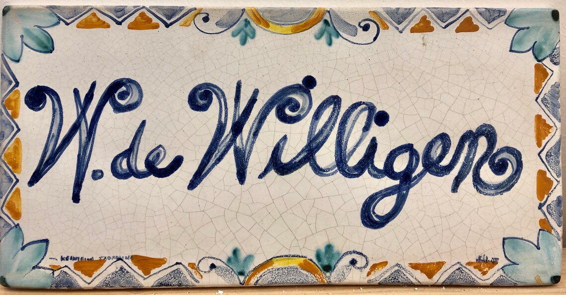 Handpainted Italian Villa / House Name Plaque - Etsy