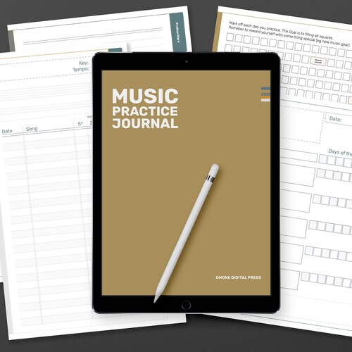 The Mindful Musician Practice Journal | Etsy