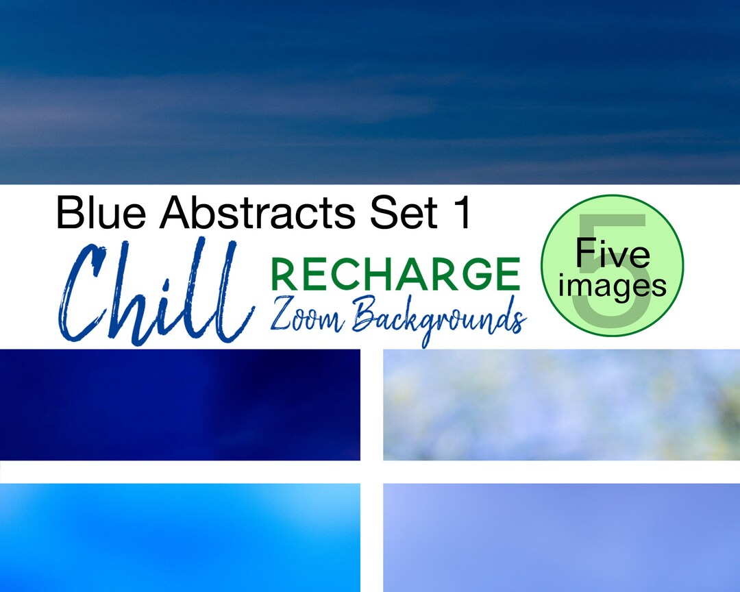 Blue Abstracts Set 1 Zoom Meeting Backgrounds 16:9 Photos Online ...