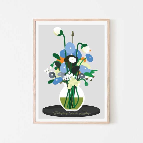 Printable Flower Wall Art | Etsy