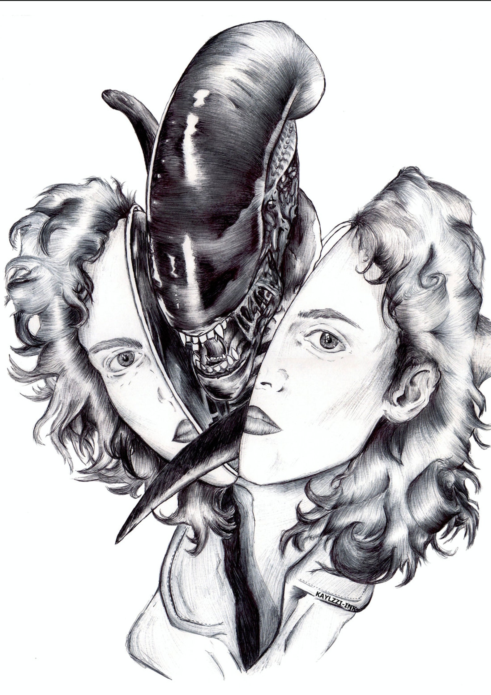 Ripley 1/2 Alien Xenomorph Art Nightmare Collection No:2 - Etsy