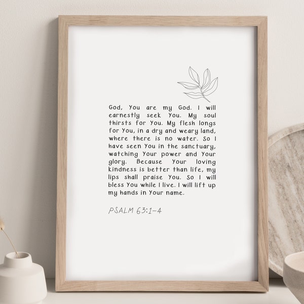 Psalm 63 - Etsy