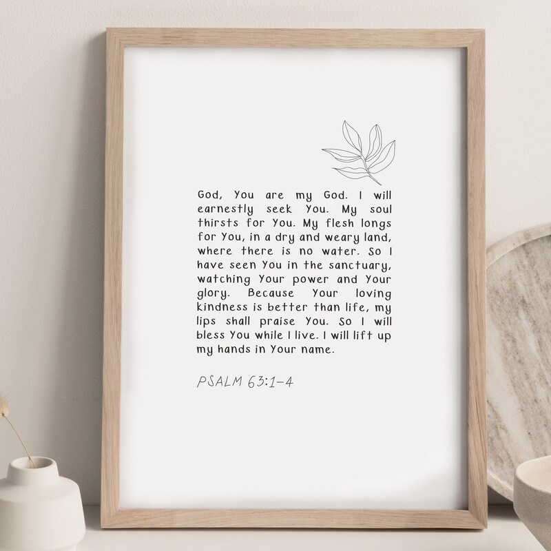 Psalm 63 - Etsy