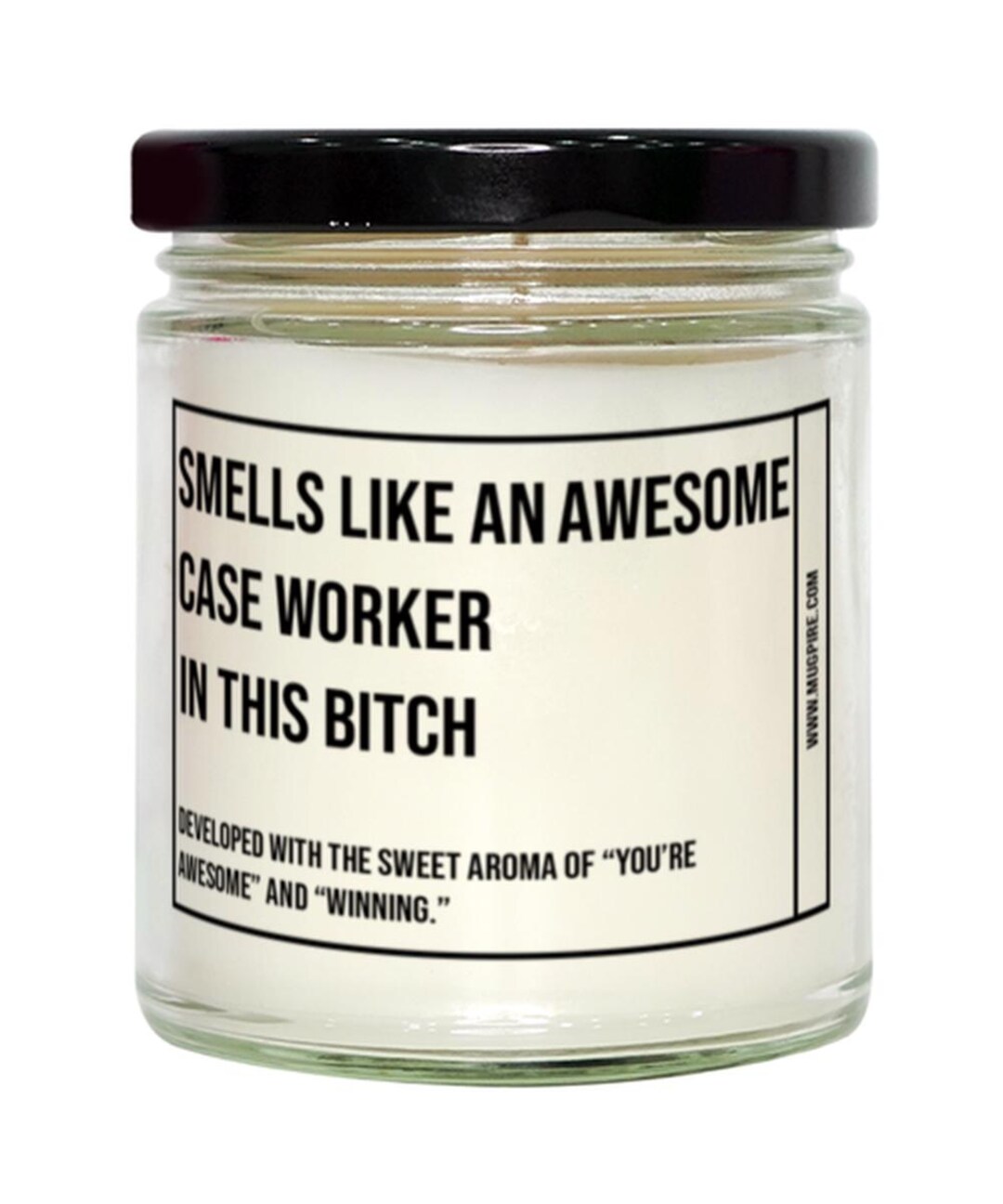 Case Worker Candle: Vanilla Scented - Funny Adult Humor - Etsy