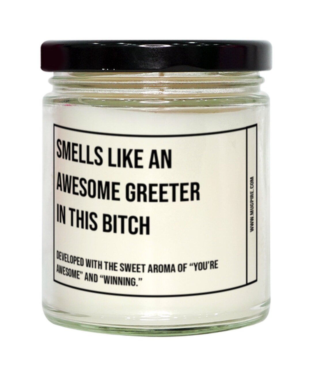 Greeter Vanilla Candle, Funny Humor Gift (9oz Soy Wax) - Etsy