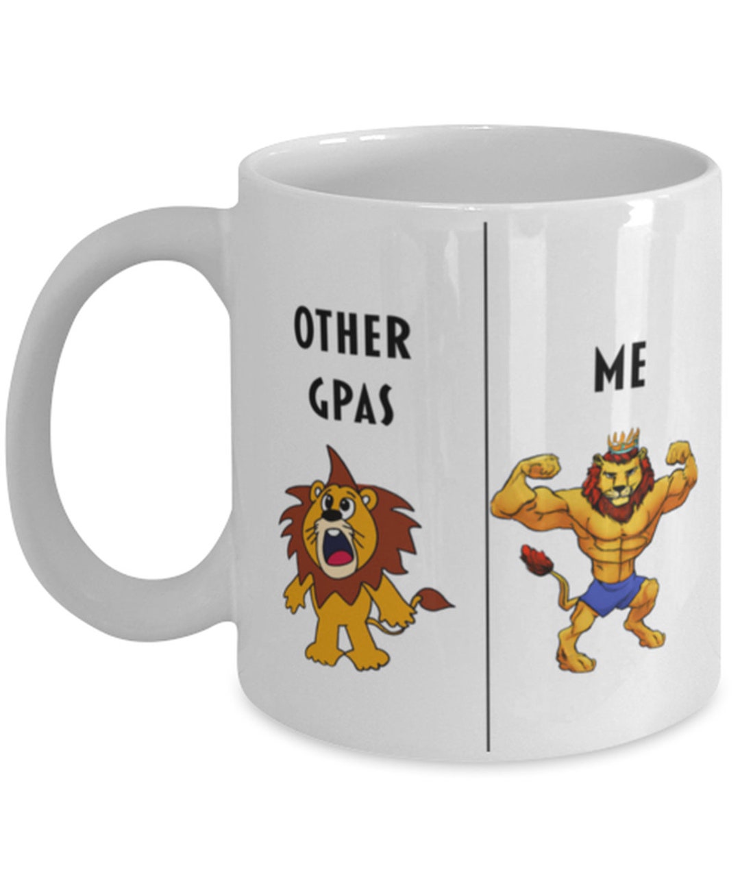 Funny Gpa Coffee Mug, Gift for Gpa, Lion Other Gpa Me, Gag Gift for Gpa ...