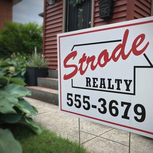 Halloween - Strode Realty Sign Prop Replica - Etsy