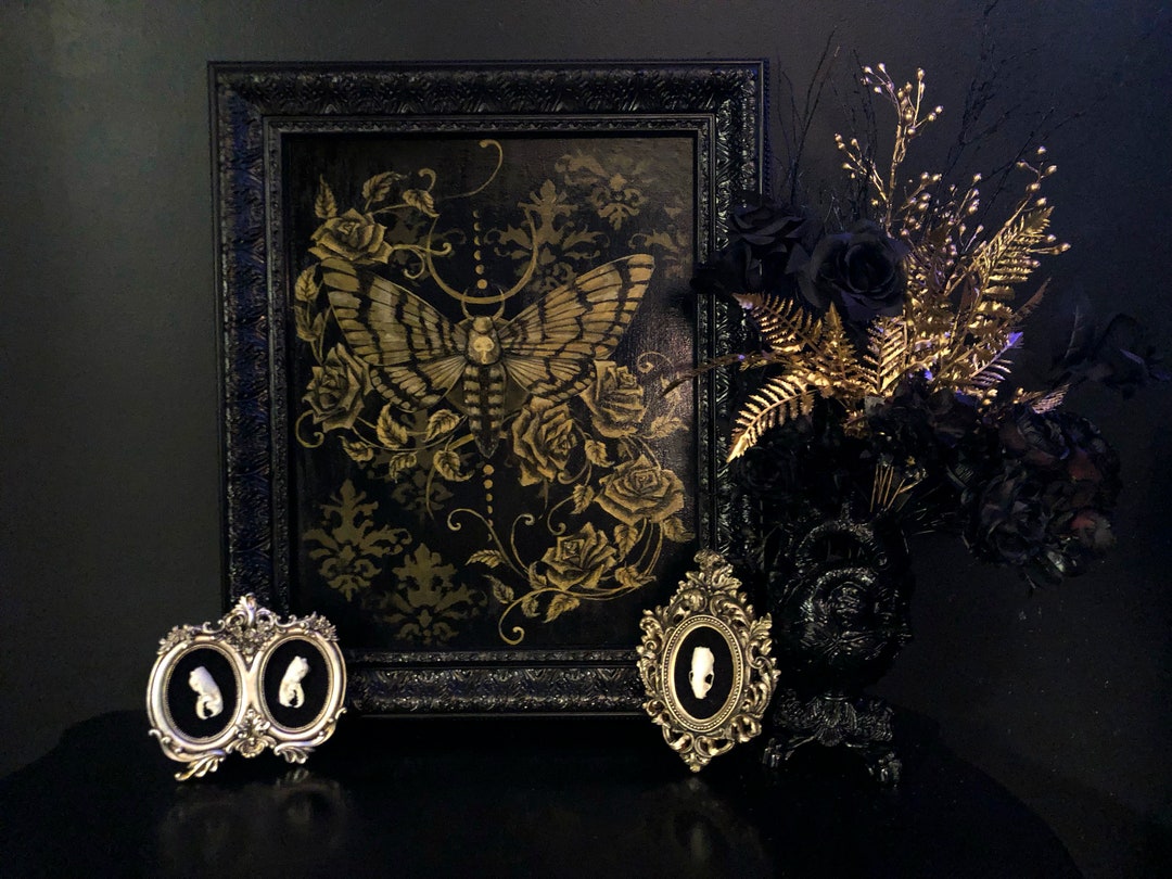 Original Gothic Artwork/prints Death Moth, Gothic Art, Gothic Home ...