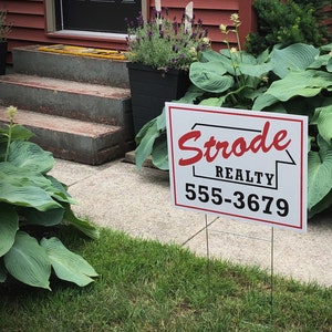 Halloween - Strode Realty Sign Prop Replica - Etsy