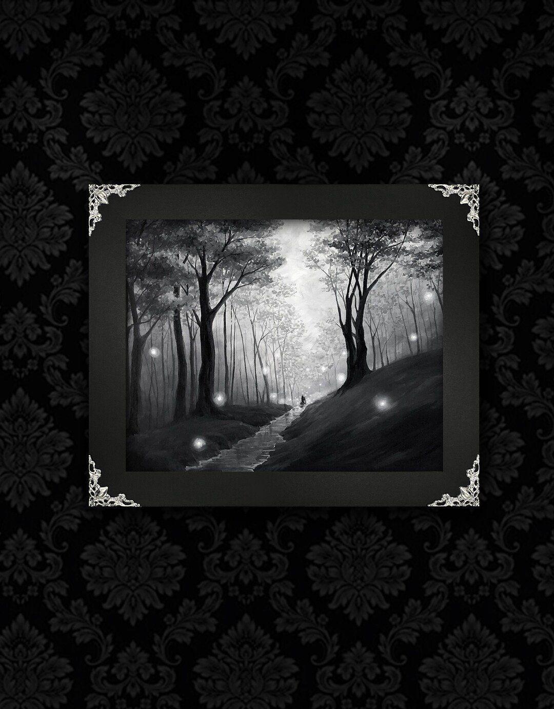 Original Gothic Artwork/prints Dark Forest: styx, Gothic Art, Gothic ...