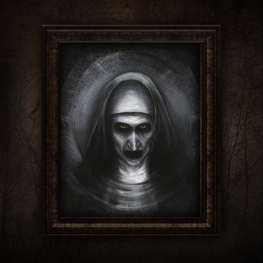 The Nun- Framed Horror Artwork/prints - Etsy