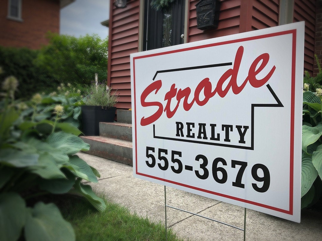Halloween - Strode Realty Sign Prop Replica - Etsy