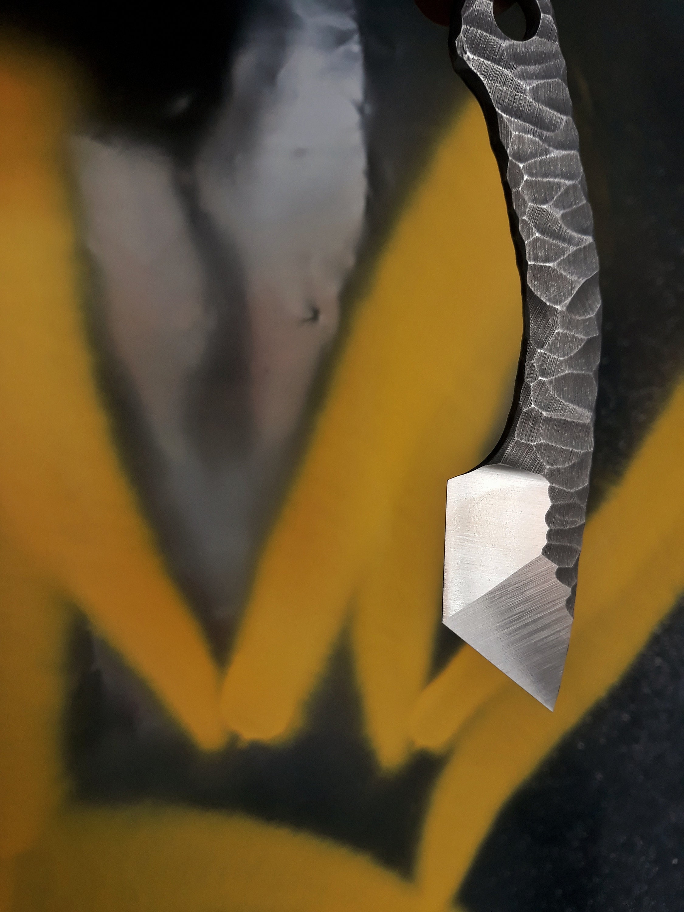 Stick : Handmade EDC skeleton neck knife | Etsy