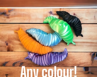 3D Slinky Slug Fidget Toy Desk Toy Giant Slug - Etsy