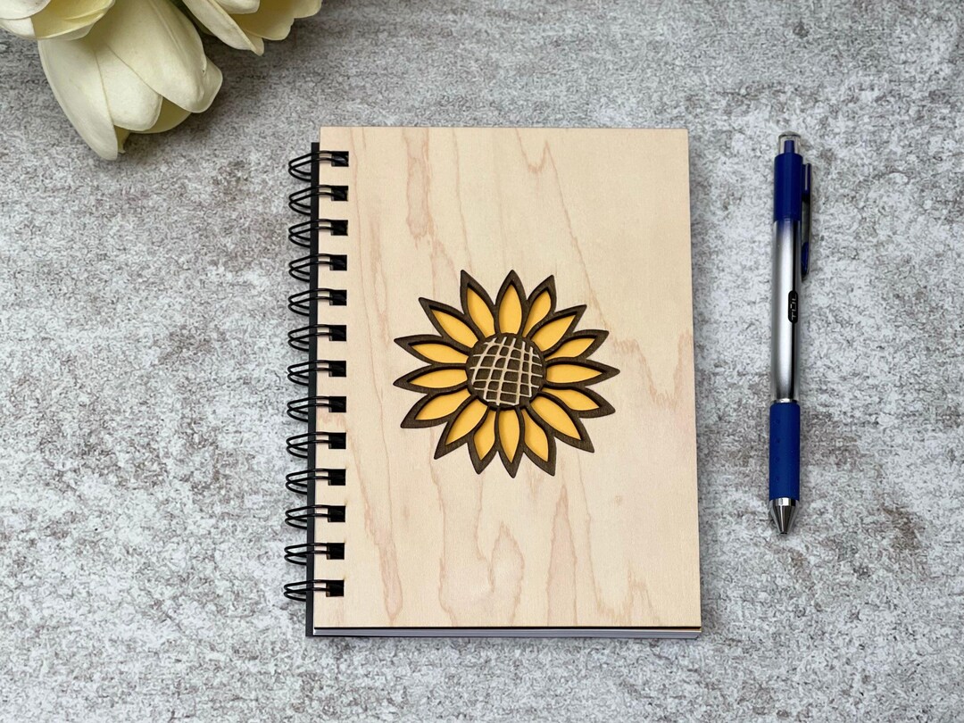 Wood Cover Journal | Laser Cut Wood Notebook | Wood Notebook | Wood ...