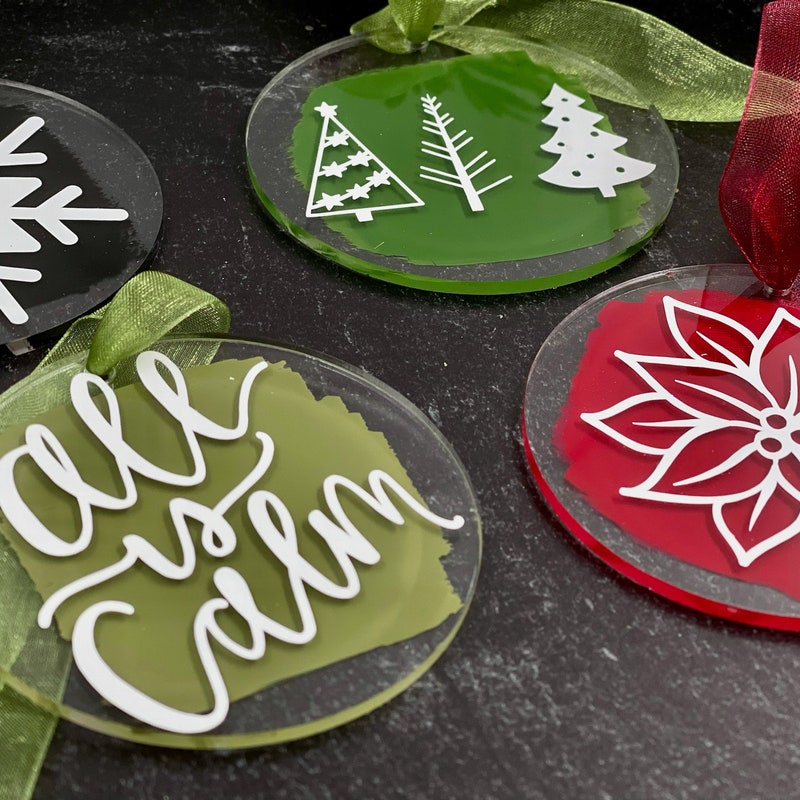Acrylic Christmas - Etsy