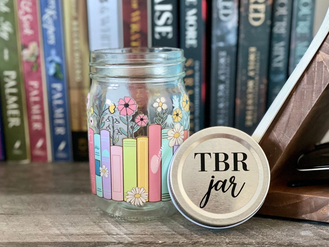 TBR Mason Jar | Pastel to Be Read Jar | TBR Jar | What to Read Next ...