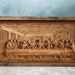 Last Supper Wood Sign | Laser Engraved Last Supper | Religious Wall ...