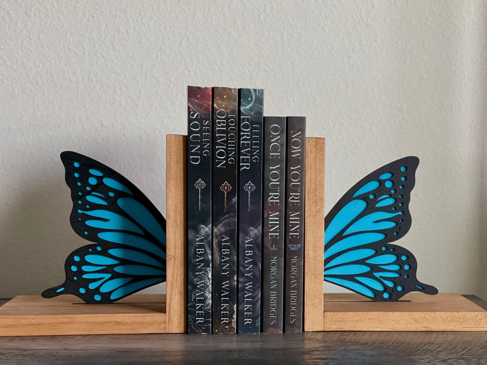 Swallowtail Butterfly Wing Wooden Bookends - Etsy