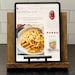 Cookbook Stand | Wood Cookbook Stand | iPad Stand | Cookbook Holder ...
