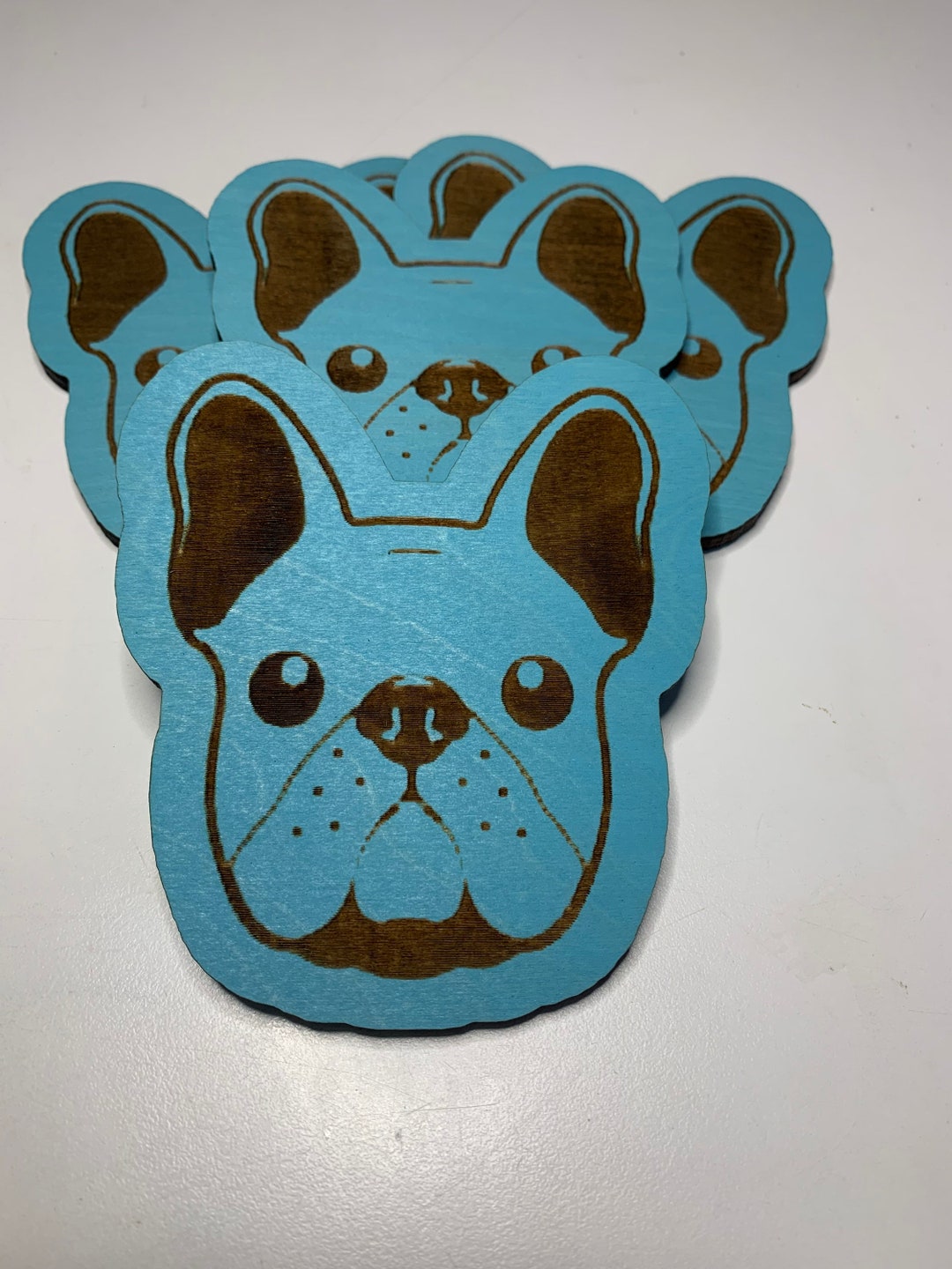 French Bulldog Coasters Frenchie Coasters Set of 4 Coasters - Etsy