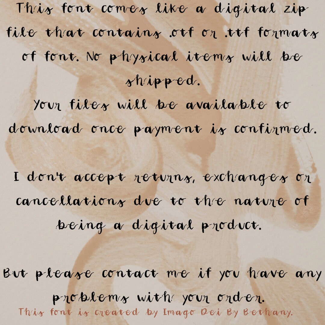Light Cursive Script- Handwritten Font- Digital Download - Etsy