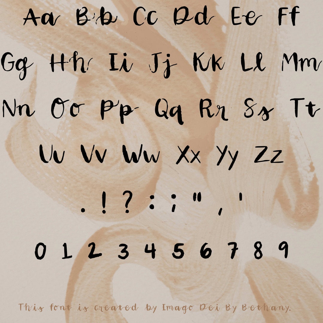 Light Cursive Script- Handwritten Font- Digital Download - Etsy