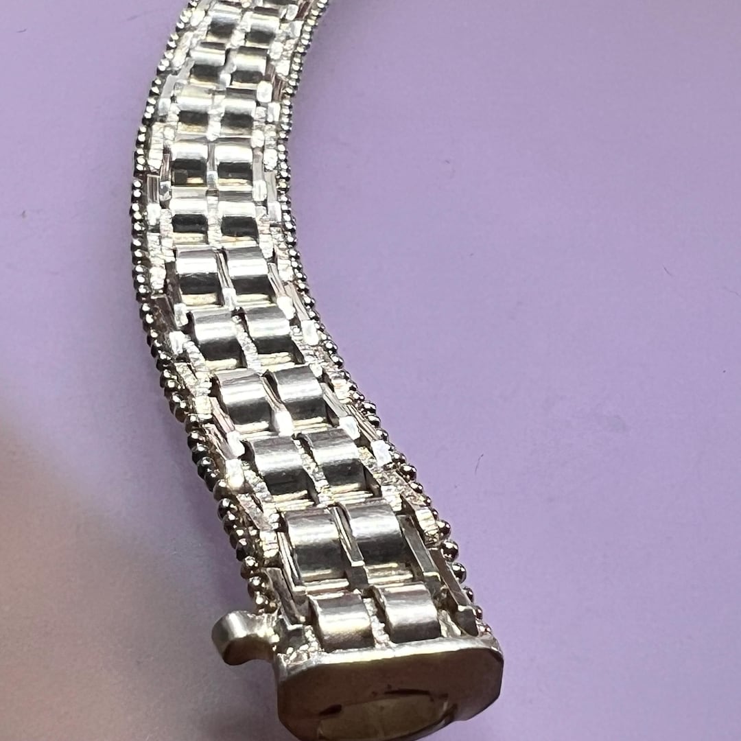 925 MILOR ITALY Sterling Silver Bracelet Fine Jewelry 7” Amazing! - Etsy