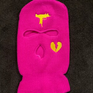 Ski Mask Hot Pink - Etsy