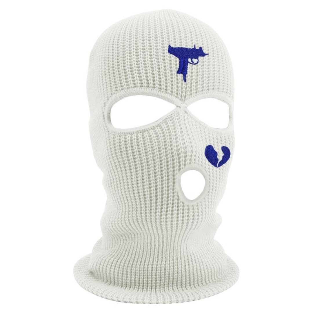 Ski Mask Balaclava Beanie Uzi and Heart Broken Logo - Etsy