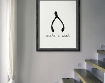 Wishbone Wall Decor - Etsy