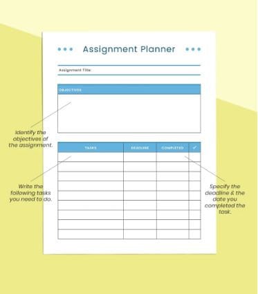 Simple College Planner Template, College Planner, College Organizer ...