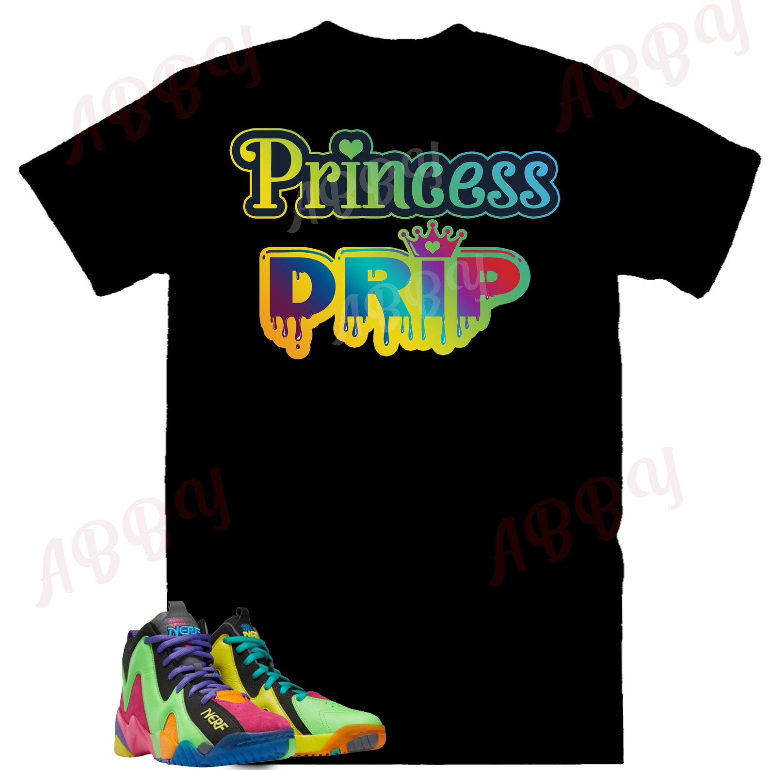 Princess Drip Reebok Kamikaze Candyland Sneaker Tee Retro - Etsy