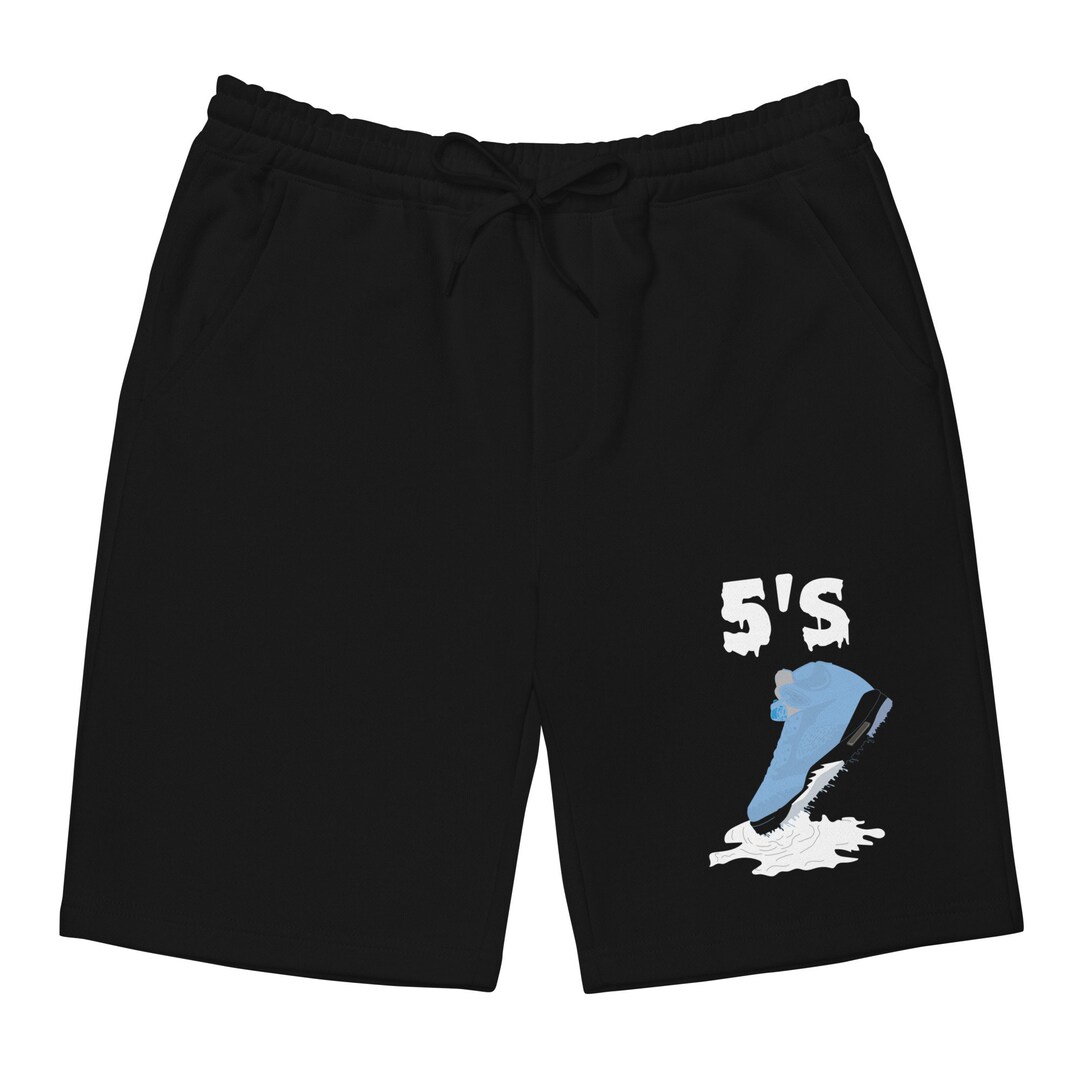 Shoe Dripping Shorts to Match Jordan Retro 5 UNC, Retro 5 UNC Shorts ...