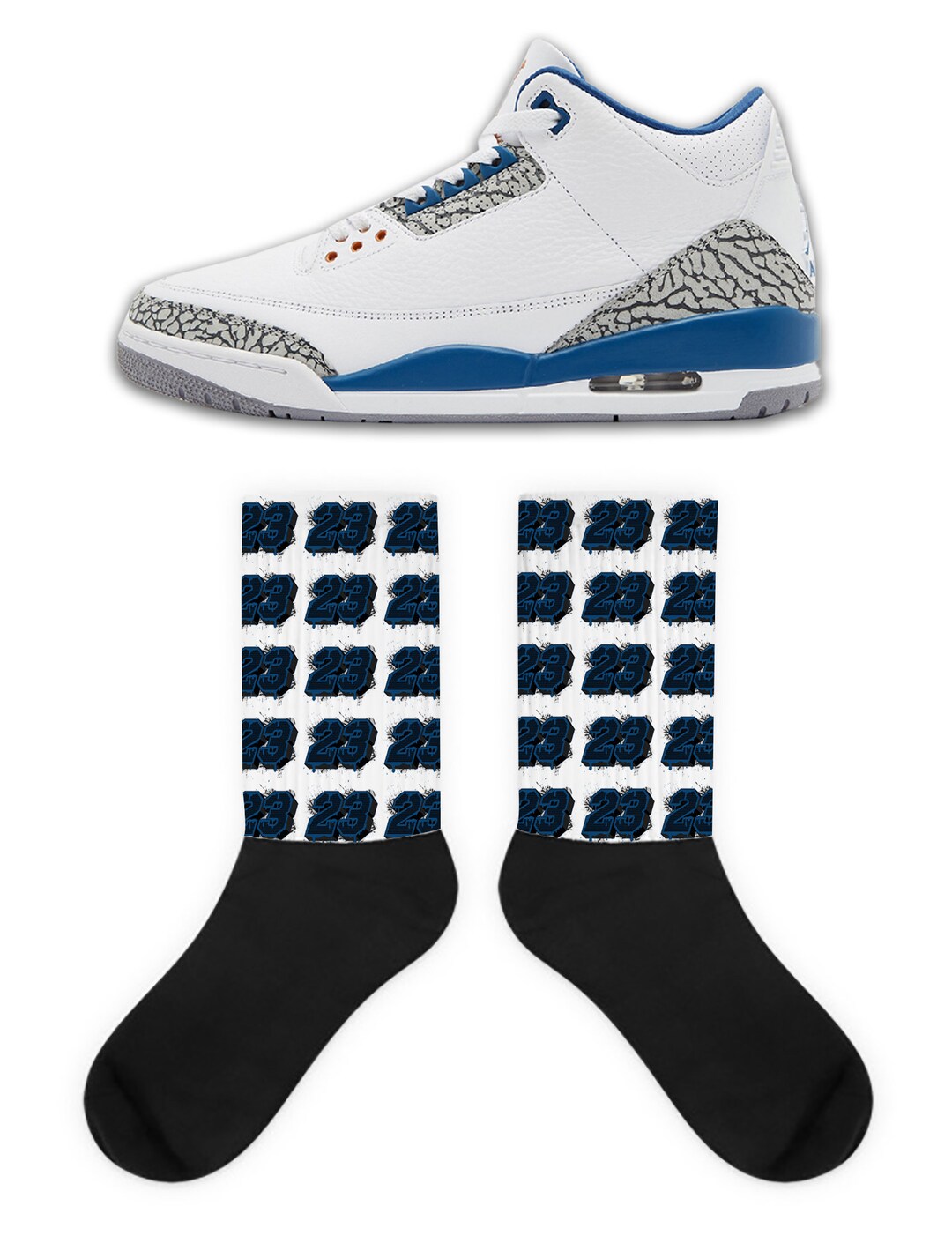 23 Socks to Match 3 Wizards, 3 Wizards Socks, Wizards Sneaker Socks - Etsy