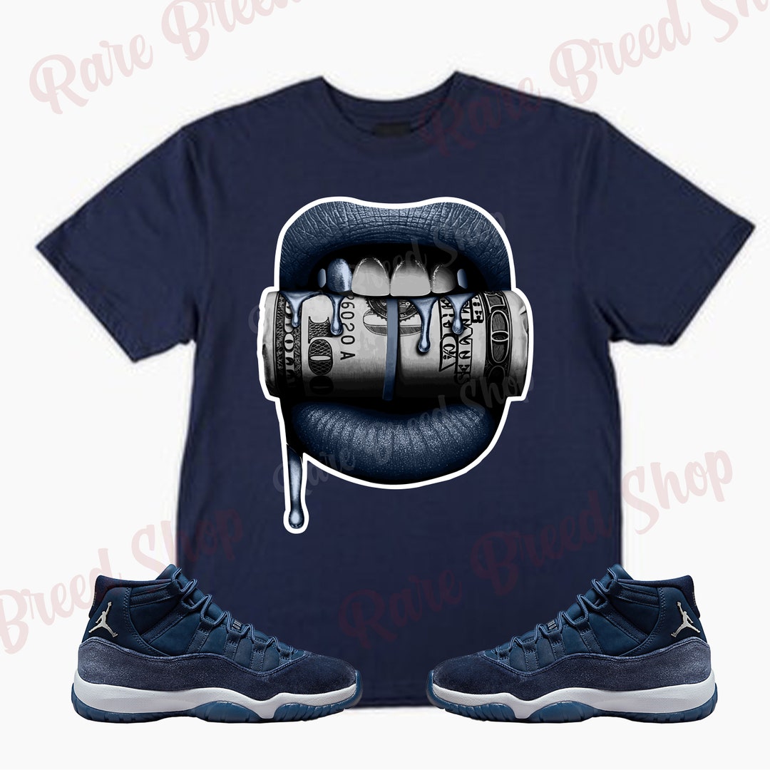 Dollar Bite Shirt to Match Jordan Retro 11 Midnight Navy, Retro 11 ...
