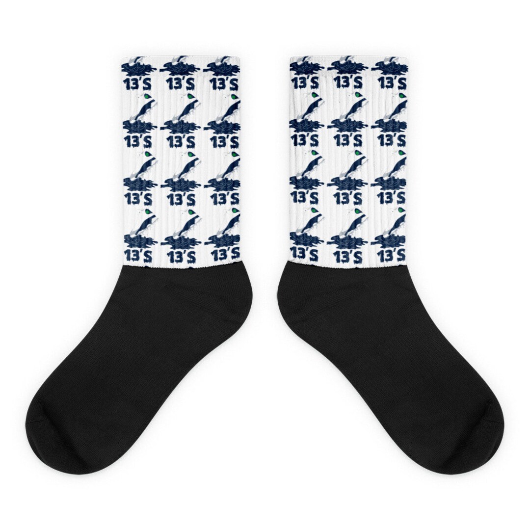 Shoe Dripping Socks to Match Jordan Retro 13 French Blue, Retro 13 ...