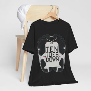 Ten Toes Down Shirt to Match Jordan 14 Black Toe, Jordan 14 Black Toe ...